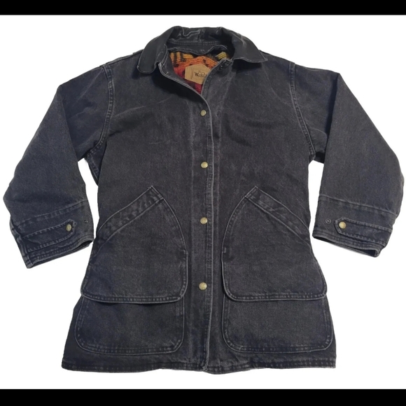 Woolrich | Jackets & Coats | Vintage Woolrich Denim Jacket Size Small ...